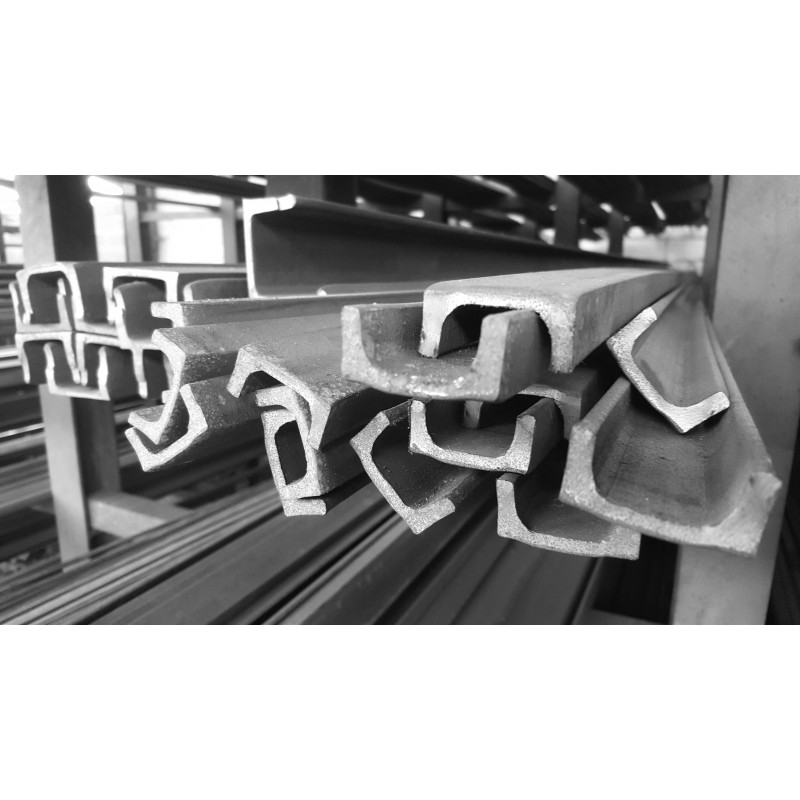 Barre Fer U 60 x 30 x 6 mm ACIER laminé à chaud S235JR