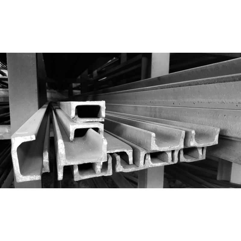 Barre Fer U 60 x 30 x 6 mm ACIER laminé à chaud S235JR