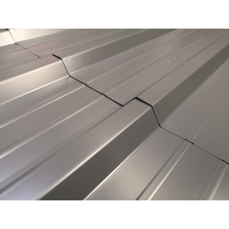 Tôle de Bardage 2m pour Toiture et Bardage Gris Anthracite 7016