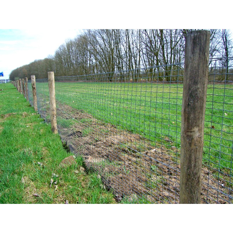 Piquet de clôture Bois 1m40 rond fraisé en Pin traité - 60 mm