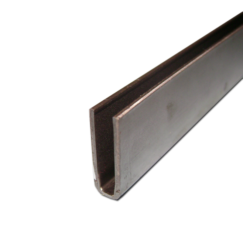 Profilé acier de bordage U.3,5mm - H.20mm - Ep.1,2mm - L.3800mm