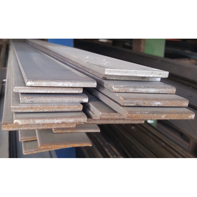 Fer plat ACIER 100 mm x 5 mm laminé à chaud à la découpe S235JR